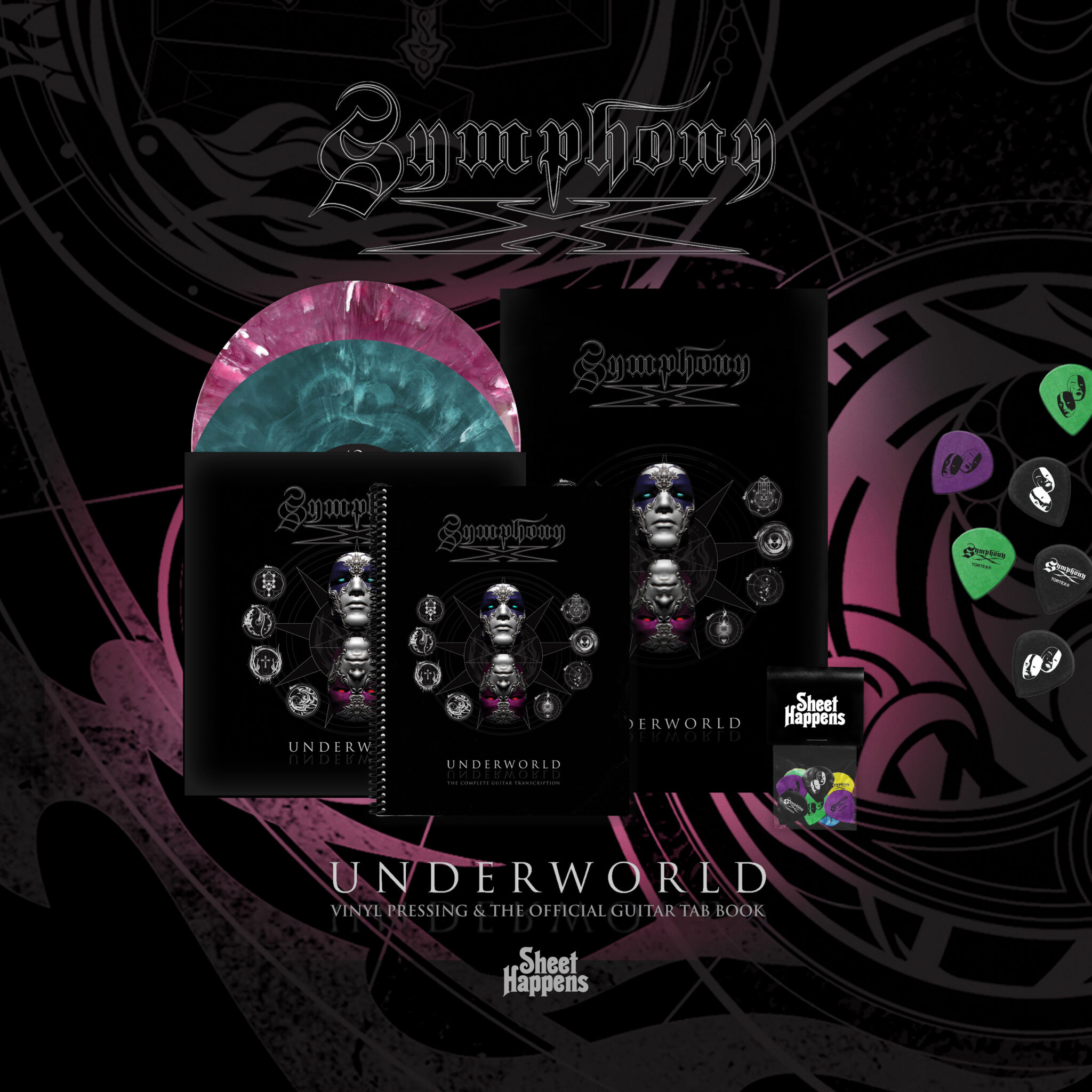 Symphony X team up with Sheet Happens to release Underworld Tab Book ...
